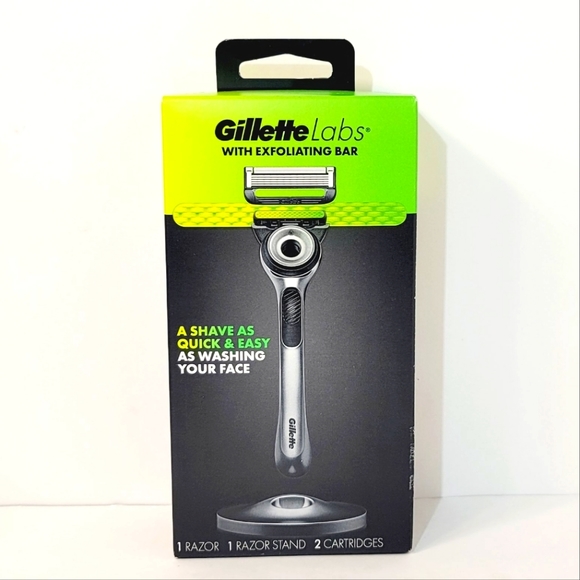 gillette | Grooming | Gillette Labs Mens Razor With Exfoliating Bar ...